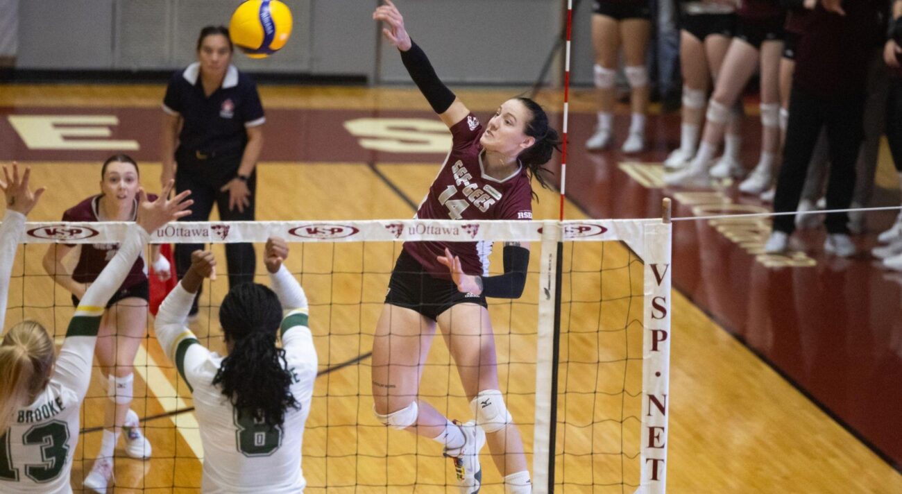 Gee-Gees Volleyball: Women Win Battle that lasted into the Fifth Set ...